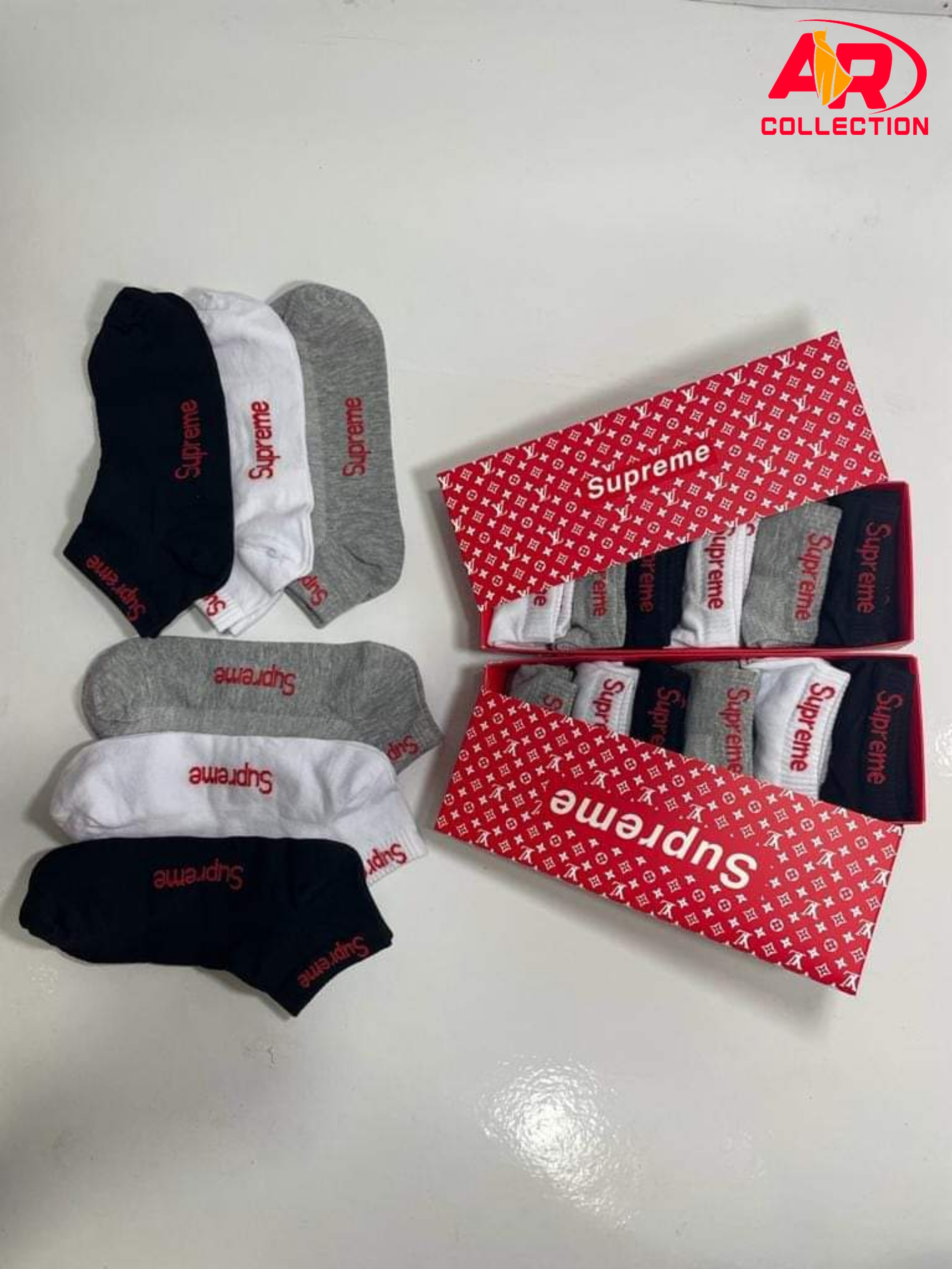 Ankle Socks Combo Pack (6 Pair in 1 Box) || 1015