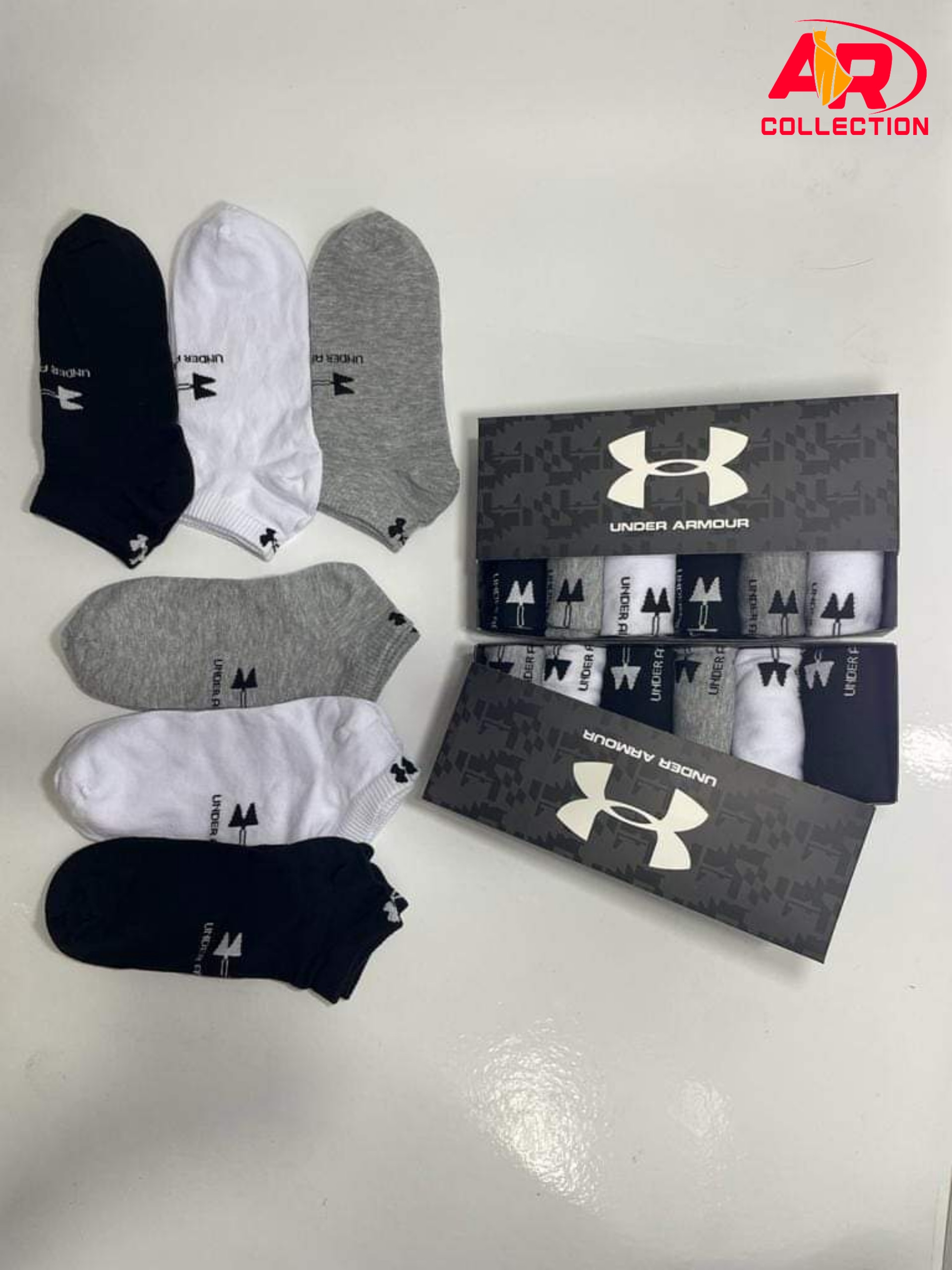 Ankle Socks Combo Pack (6 Pair in 1 Box) || 1019