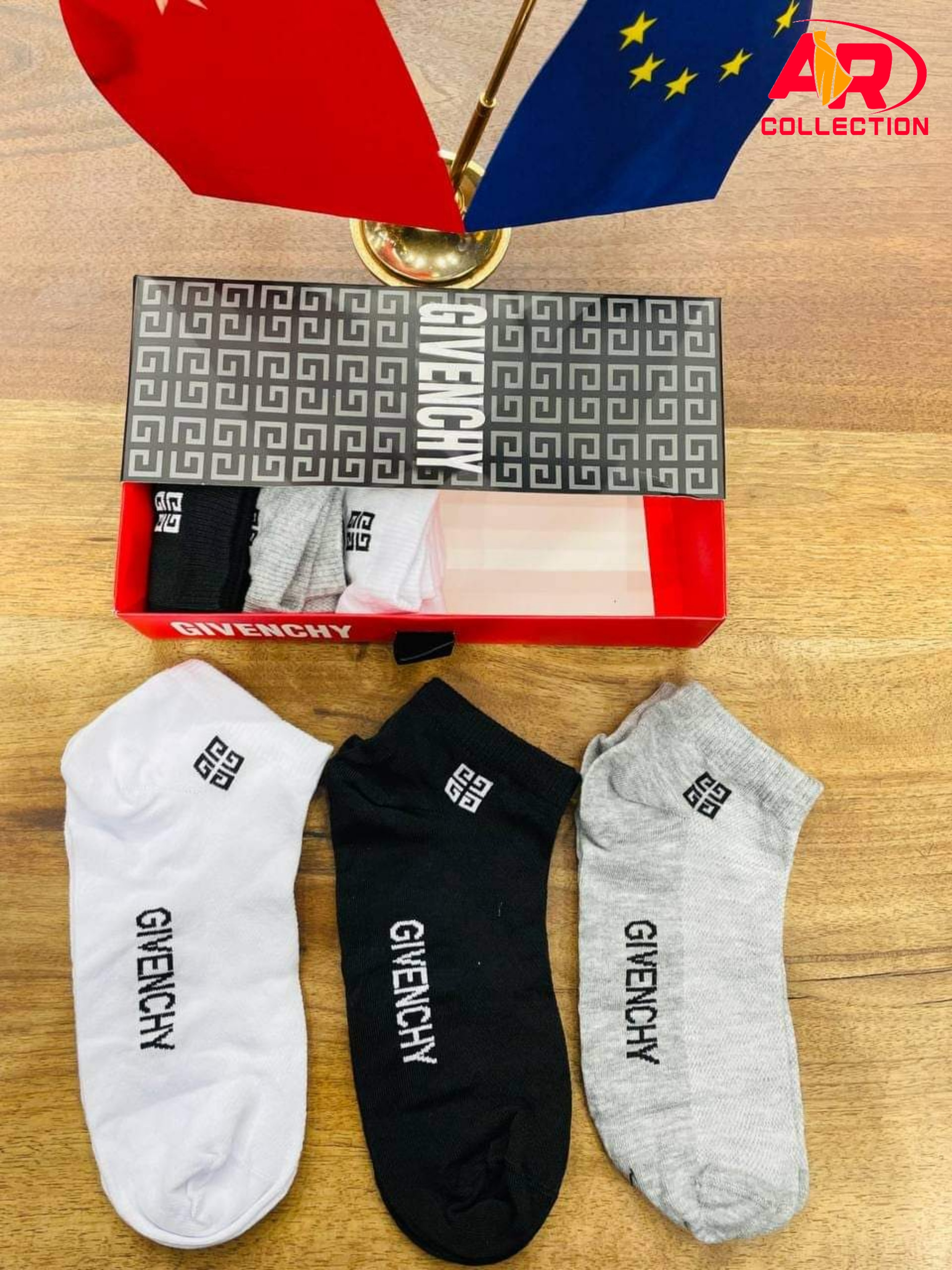 Ankle Socks Combo Pack (6 Pair in 1 Box) || 1021