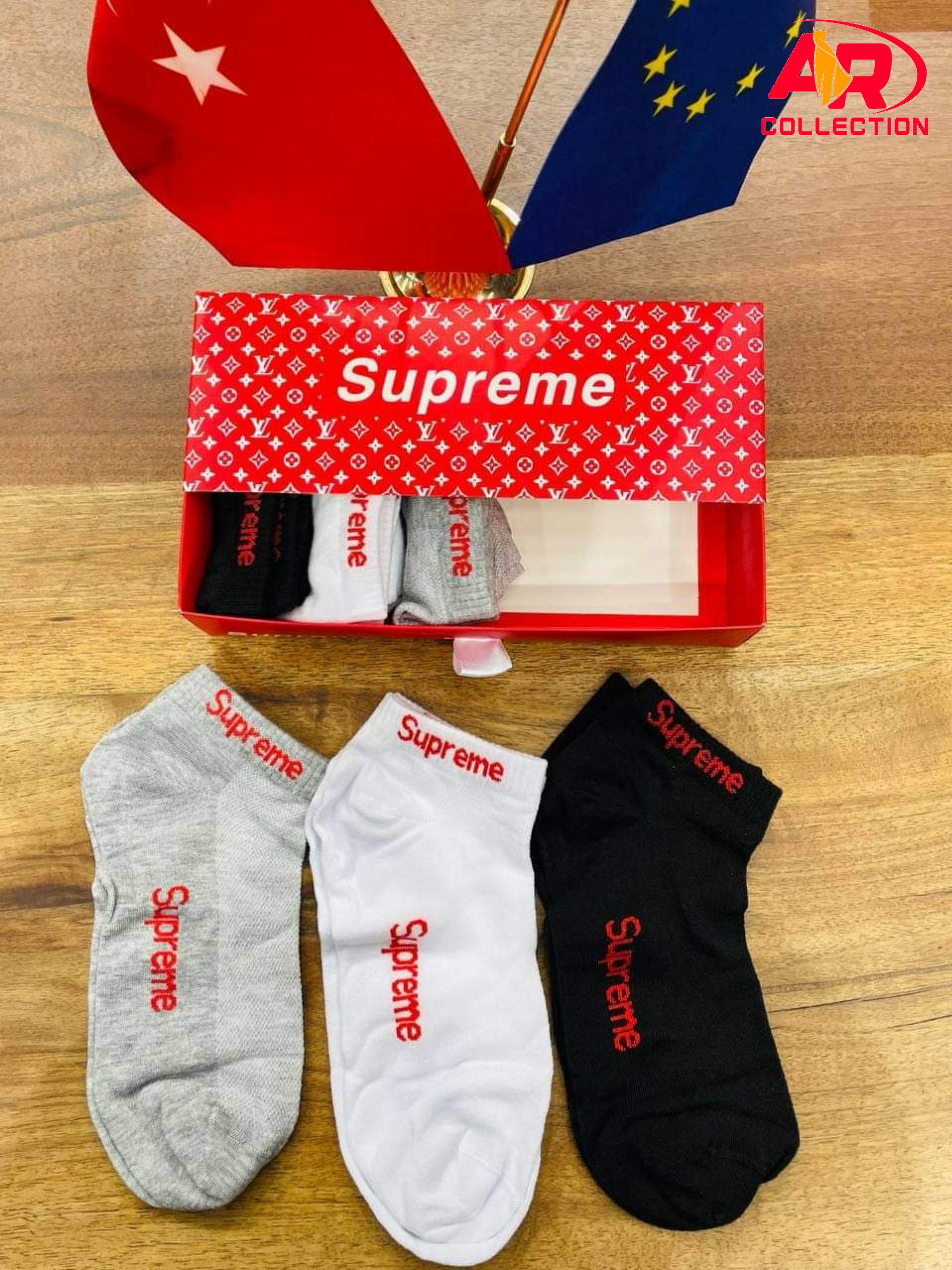 Ankle Socks Combo Pack (6 Pair in 1 Box) || 1028