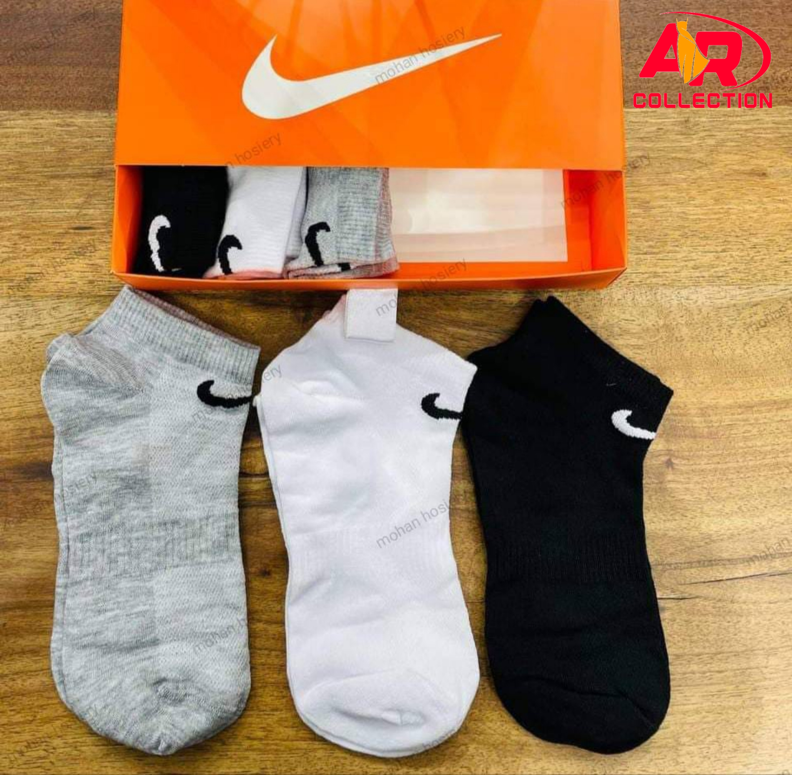 Ankle Socks Combo Pack (6 Pair in 1 Box) || 1032