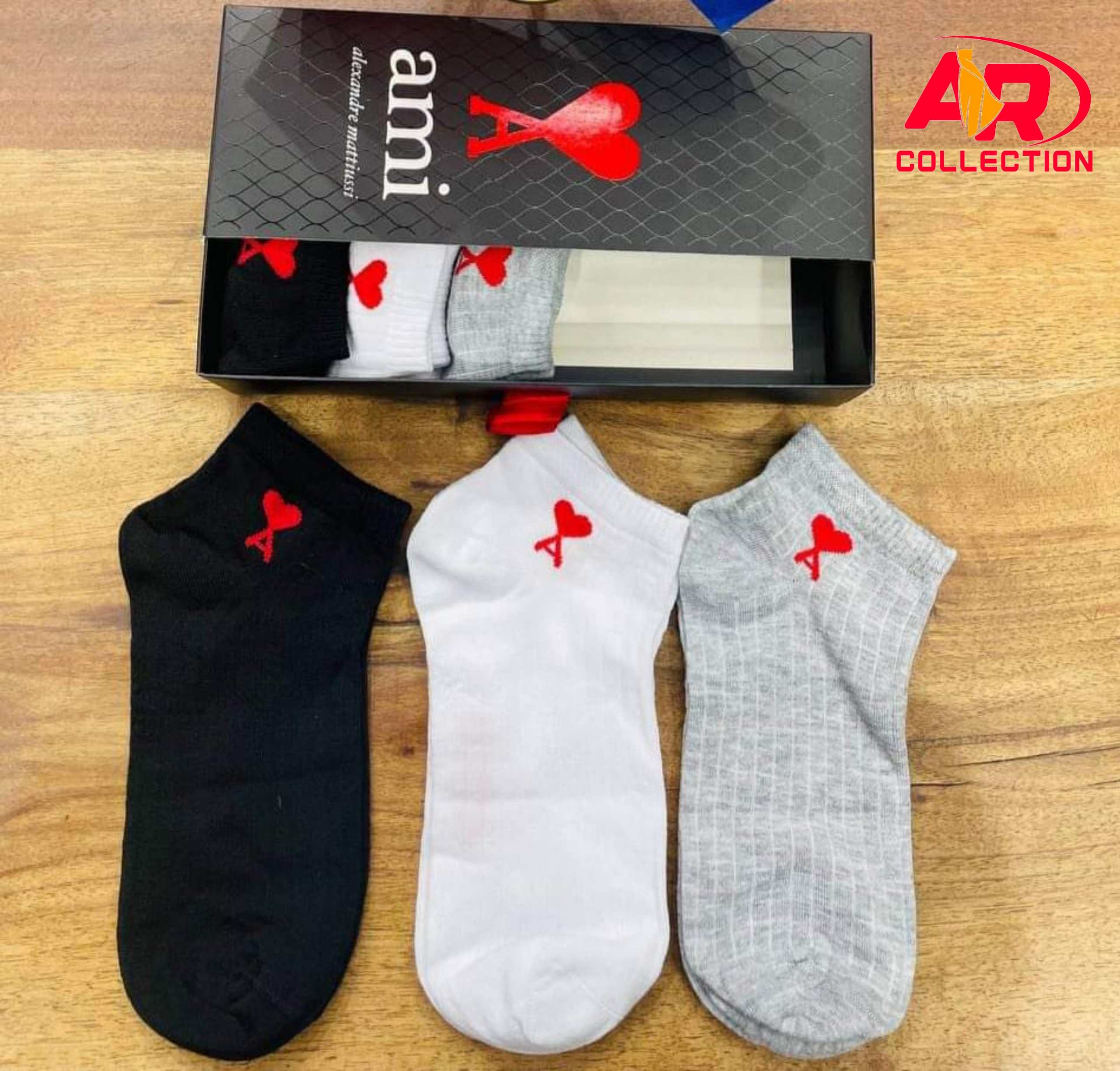 Ankle Socks Combo Pack (6 Pair in 1 Box) || 1033